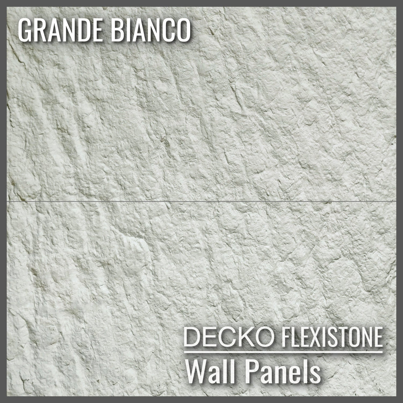 DECKO FLEXISTONE wall panel SAMPLE - GRANDE BIANCO - Free Shipping ...