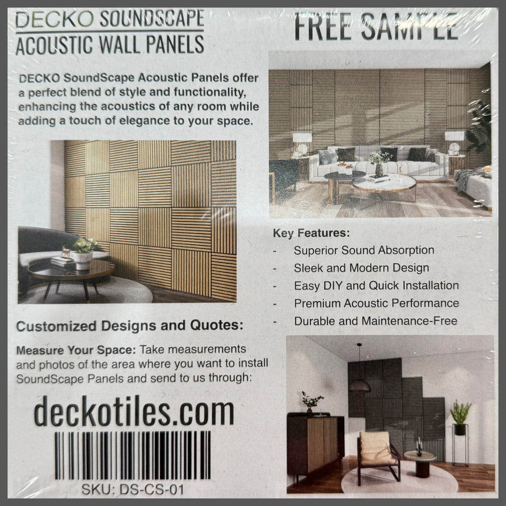 SOUNDSCAPE ACOUSTIC WALL PANELS STORE — DECKO USA - Secler USA LLC