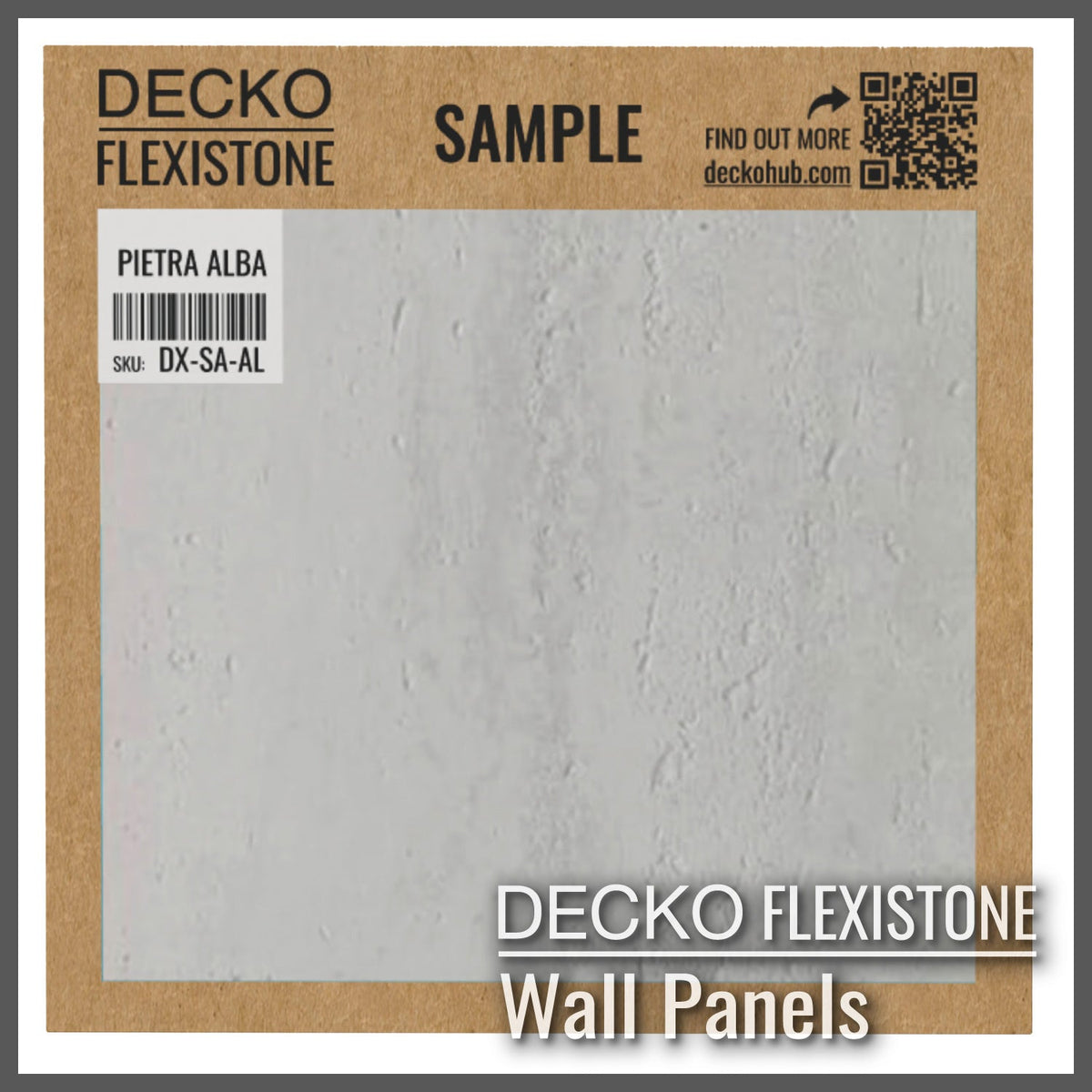 DECKO FLEXISTONE wall panel SAMPLE - PIETRA ALBA - Free Shipping ...