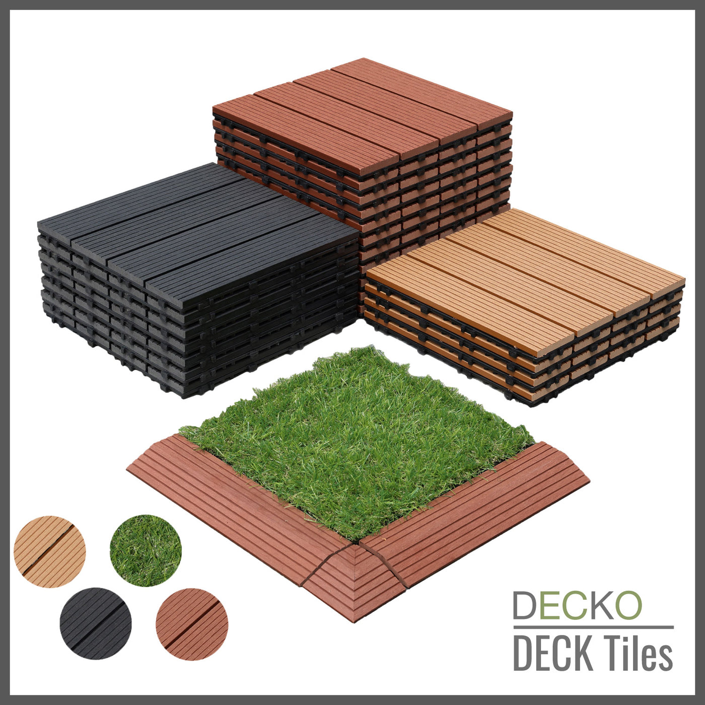 DECKO Premium Tiles - TEAK (One Piece) — DECKO USA - Secler USA LLC
