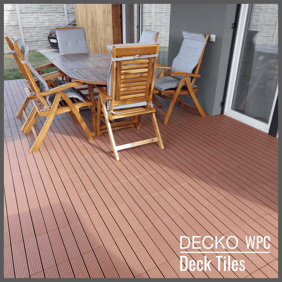 DECKO Premium Tiles - BROWN (One Piece) — DECKO USA - Secler USA LLC