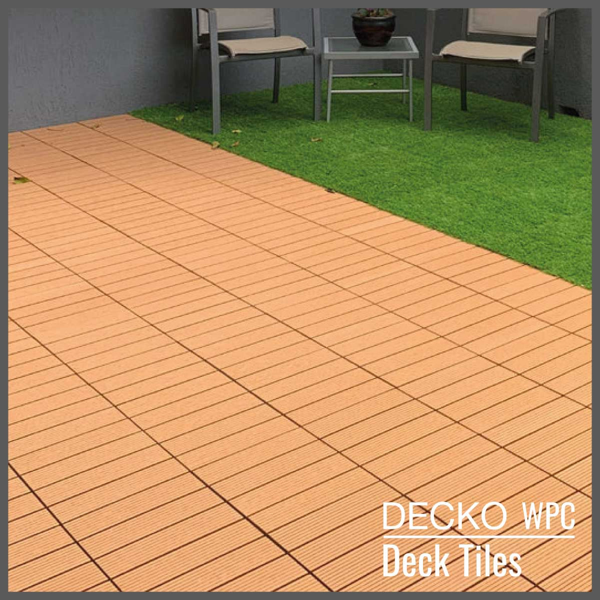 DECKO Premium Tiles - TEAK (One Piece) — DECKO USA - Secler USA LLC