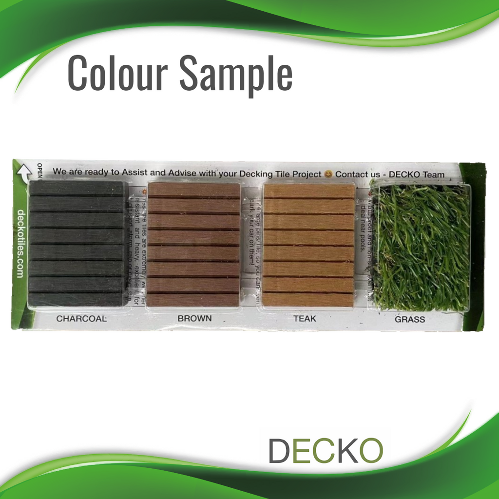 SAMPLES - DECK TILES — DECKO USA - Secler USA LLC